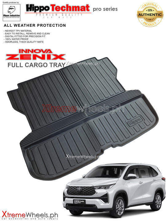 Toyota Zenix 2023-2024 Cargo / Trunk Tray only Pro Serries Hippo Techmat Thailand Made Deep Dish ...
