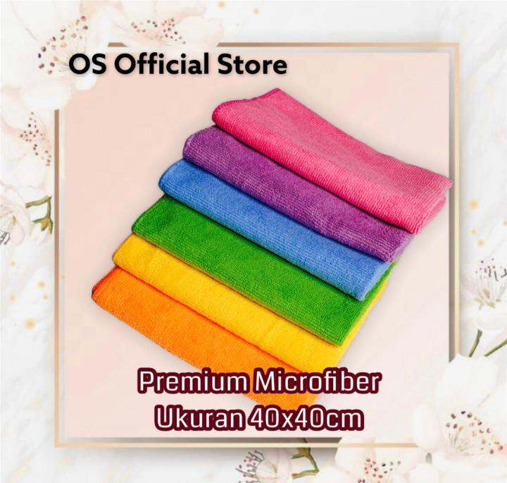 OS Kain Lap Microfiber 40 x 40 Cm / Kain Lap / Kain Lap Mobil / Kain ...