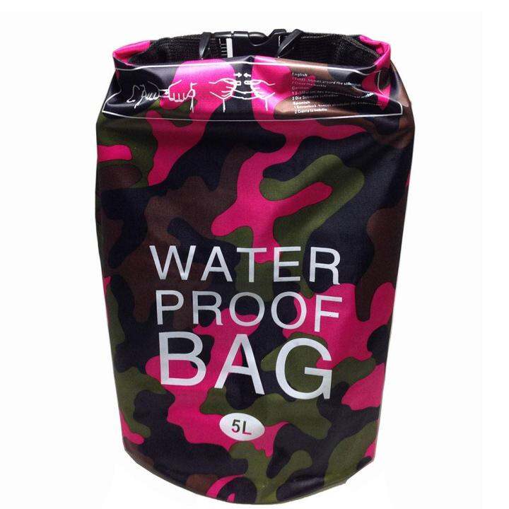 Armor Military Dry Bag Water Proof Bag Tas Anti Air 5 Liter - Pink | Lazada Indonesia