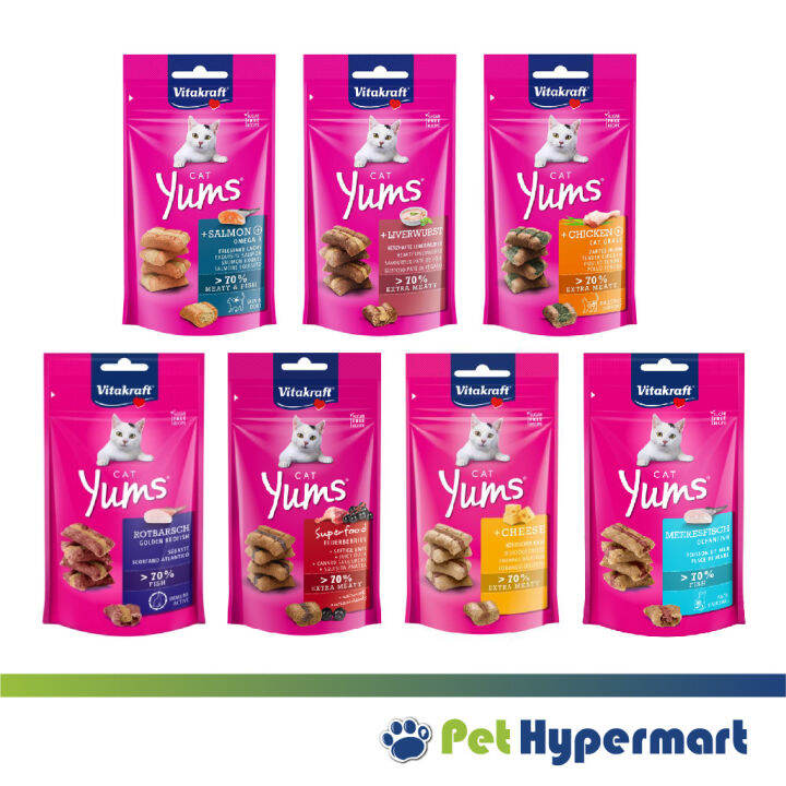 Vitakraft Cat Yums Soft Treats 40g | Lazada