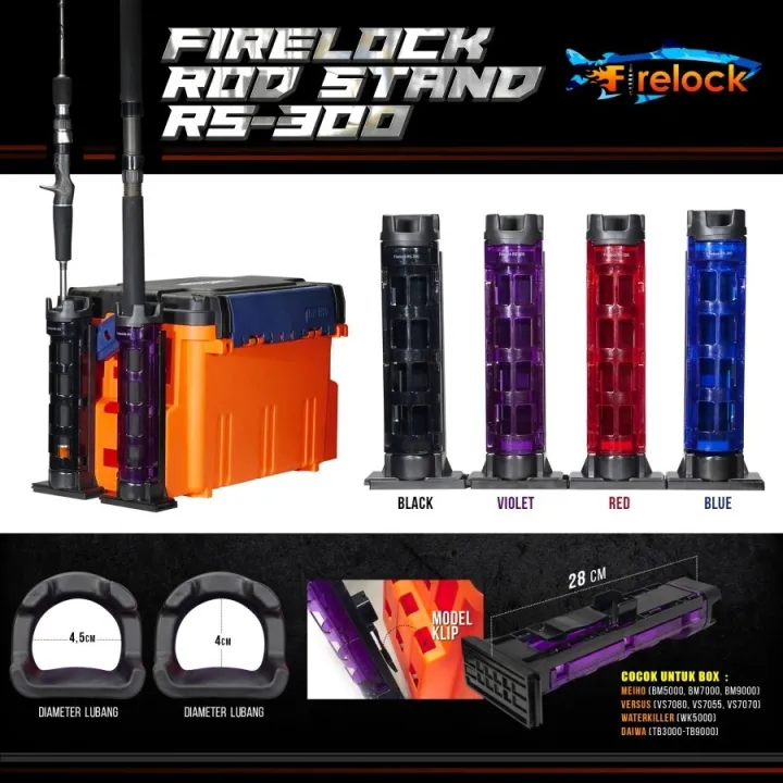 Rod Stand Firelock RS300 Dudukan Joran Pancing | Lazada Indonesia