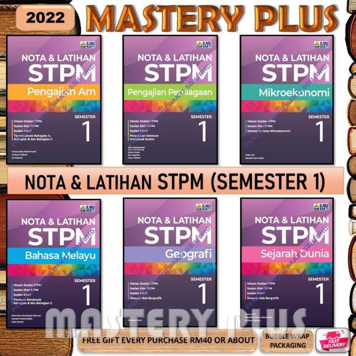 Nota And Latihan Stpm Semester 1 2022 Penerbit Ilmu Bakti Sejarah