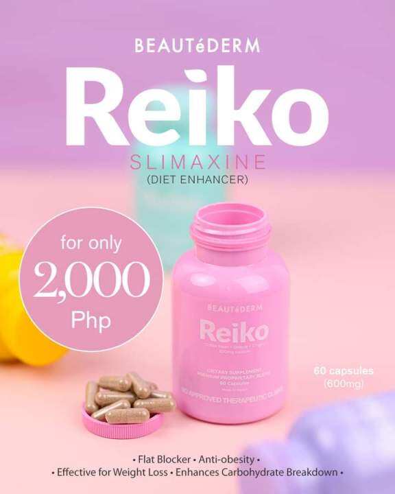 Discounted BEAUTEDERM REIKO SLIMAXINE DIET ENHANCER Slimming Capsules ...