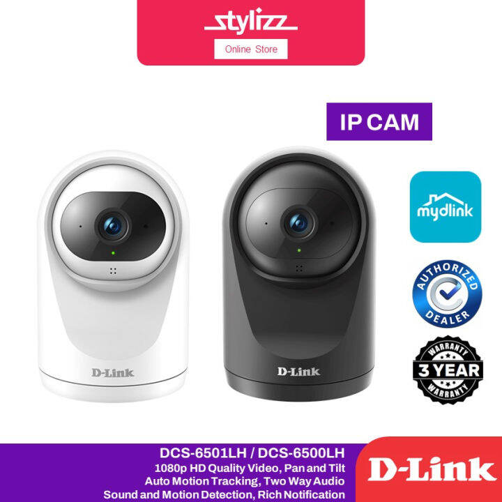 D-LINK DCS-6500LH DCS-6501LH COMPACT FHD 1080P PAN & TILT WIFI CAMERA ...