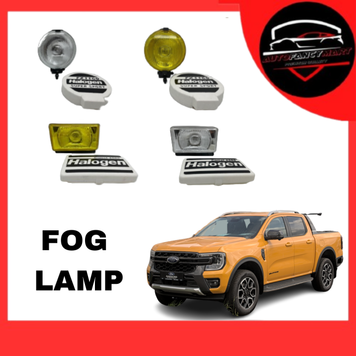FORD RANGER HALOGEN SPORT LIGHT CAR YELLOW FOG LAMP | Lazada