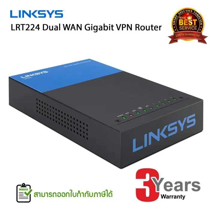 Linksys LRT224 Dual WAN Business Gigabit VPN Router (LRT224-AP) 【จัดส่ง ...
