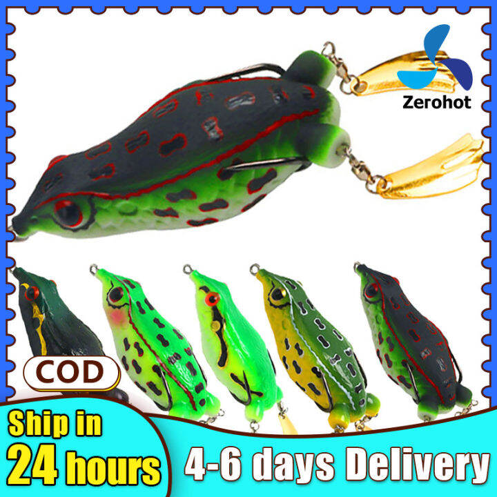 【2023 January New】12cm 25g Fishing Lures Kit Realistic Frog Floating ...