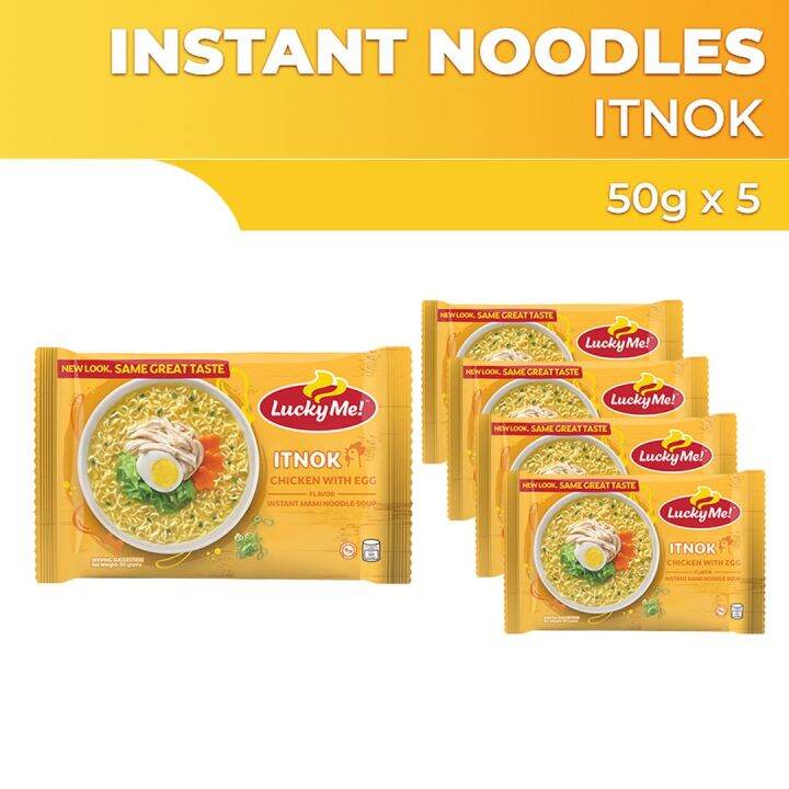 Lucky Me! Instant Noodle Soup Itnok 50g X 5 | Lazada PH