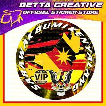 Lorry Sticker BIG - BUMPER Sticker - Team Negeri Sarawak Stiker Lori ...