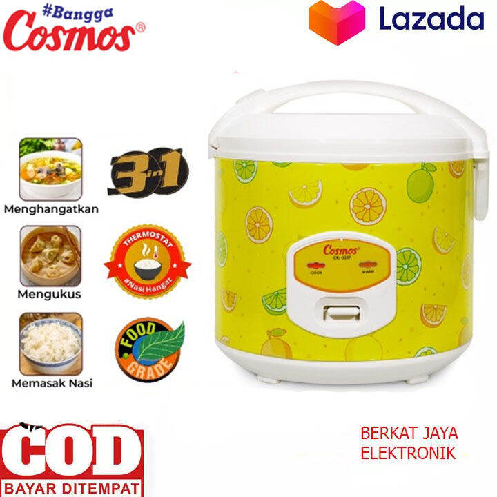HARGA PROMO!! Cosmos Rice Cooker / Magic Com 2in1 Kapasitas 2 Liter Non ...