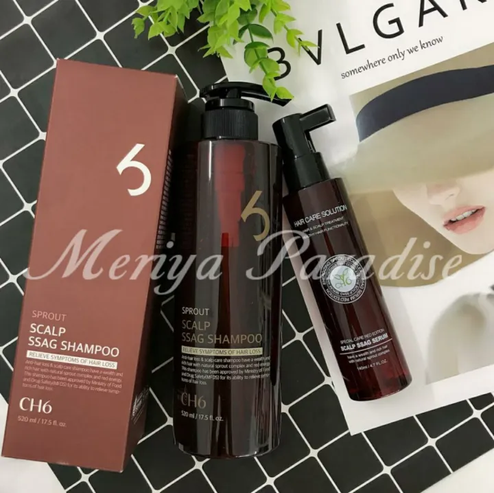 CH6 Scalp SSAG Shampoo Anti Hair Loss/ Scalp Essence 血清洗发水/头皮营养喷雾 | Lazada