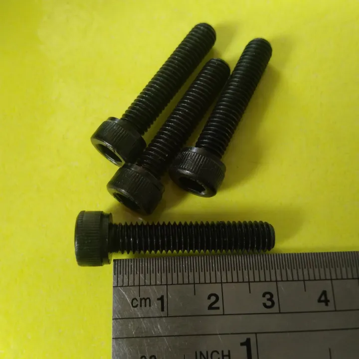 15pcs BAUT L BAJA M6 X 30 PANJANG 3CM/ BAUT M6 / BAUT 10 KUNCI L5 / L 5 FULL DRAT / BAUT L M6 X ...