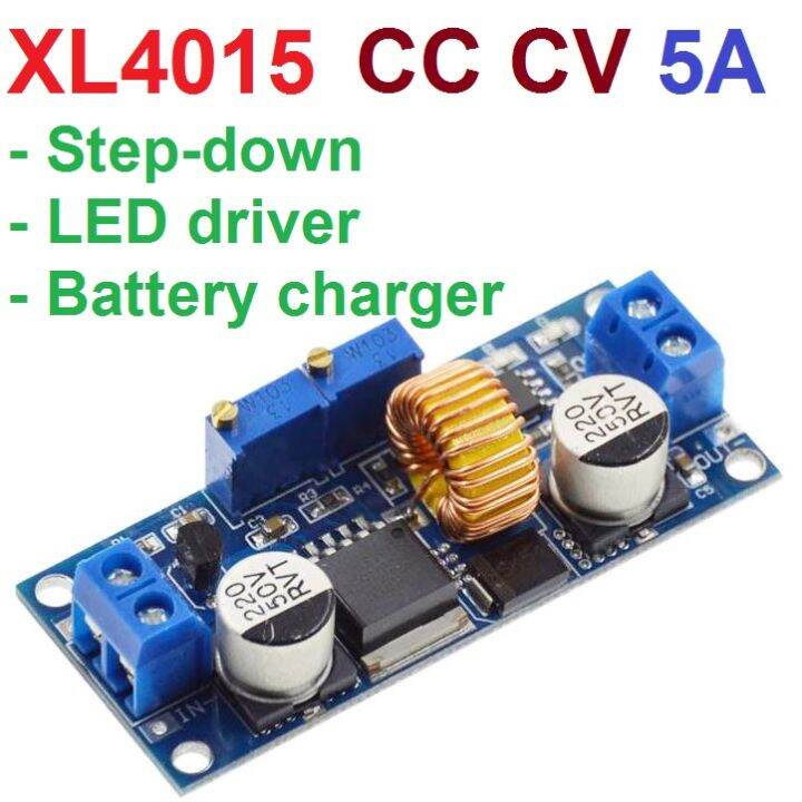 XL4015 โมดูลคุมแรงดันและกระแส 5A ใช้งานได้ 3 รูปแบบ High-power constant voltage constant current ...