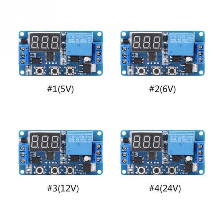 YYC-2 LED Display Adjustable Timer Relay Automation Control Switch Module 5/6/12/24V | Lazada PH