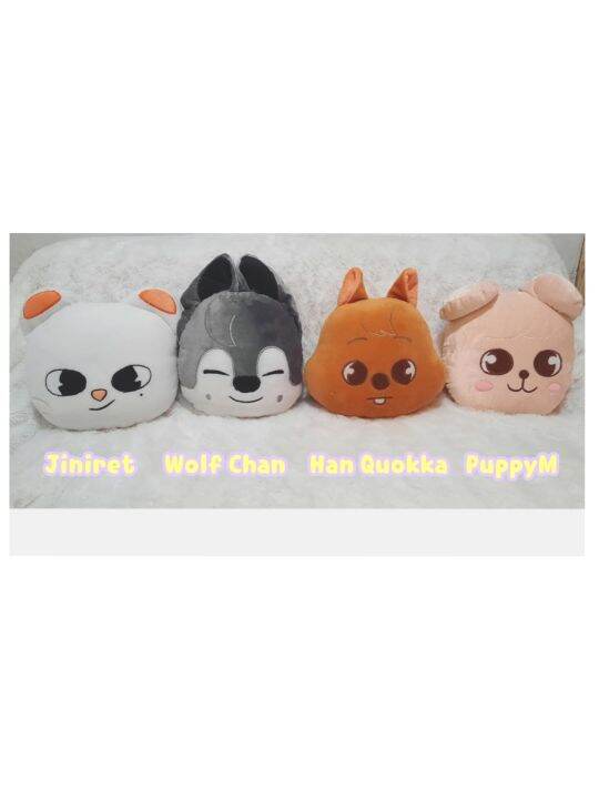 SKZOO STRAY KIDS plushie boneka wolf chan leebit dwaekki jiniret han ...