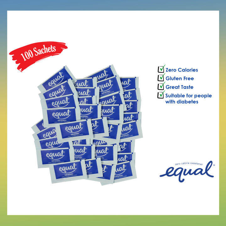 Equal Original Zero Calorie Sweetener 100 Packets [exp April 2026 ...