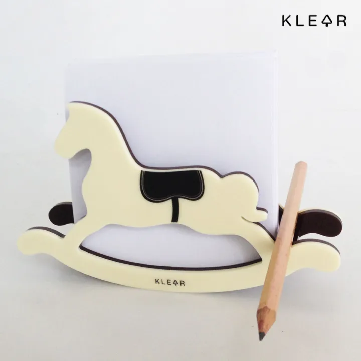 KlearObject wild wild west rocking horse memo holder ที่ใส่กระดาษโน๊ต ที่เก็บกระดาษจดบันทึก ใส่ ...