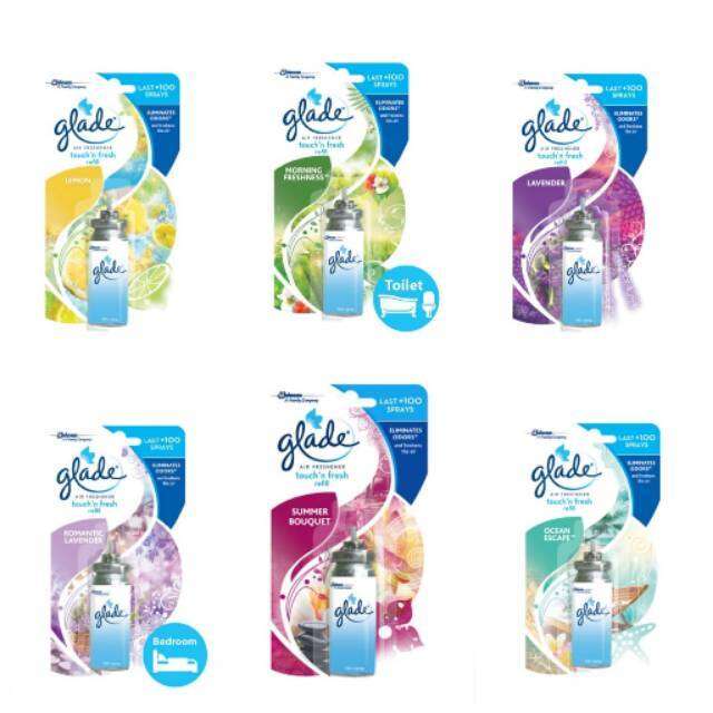Glade Touch'n Fresh Air Freshener Refill 9g | Lazada Indonesia