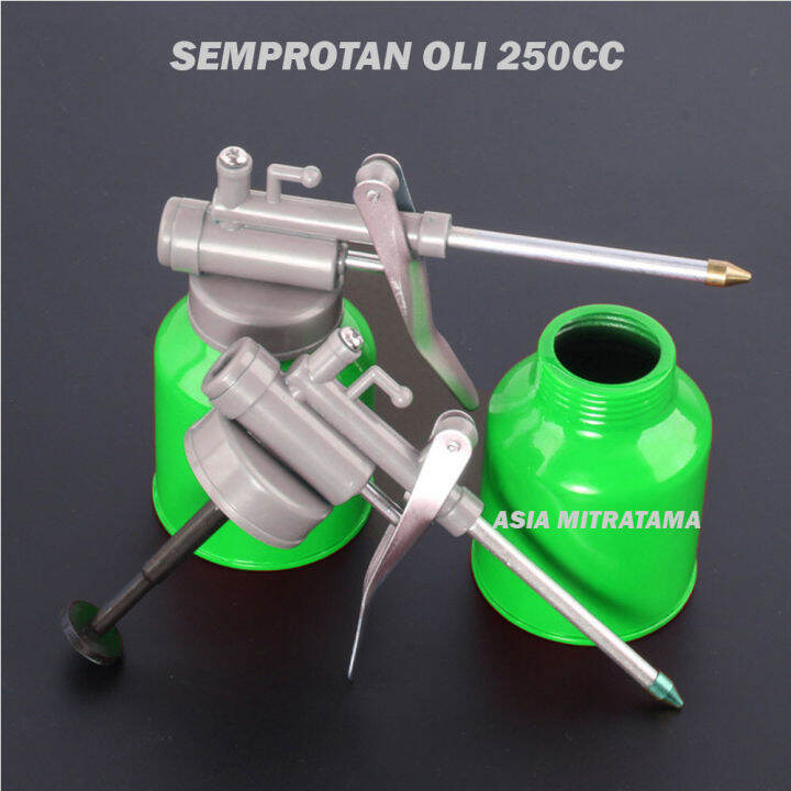 MODEL TEKIRO Oil Can / Kaleng Oli / Wadah Oli / Tempat Oli 1/2 Pint ...