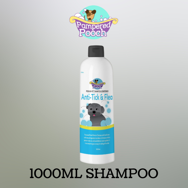 Pampered Pooch Shampoo - Anti-Tick & Flea 1L | Lazada PH