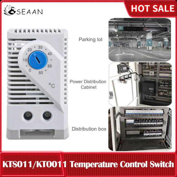 สวิตช์ควบคุมอุณหภูมิ KTS011/KTO011เทอร์โมสตัทที่เชื่อมต่อกับพัดลมเพื่อกระจายความร้อน | Lazada.co.th