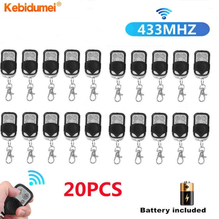 Kebidumei 20Pcs 433MHz 4CH Remote Control Duplicator Keychain Remote ...