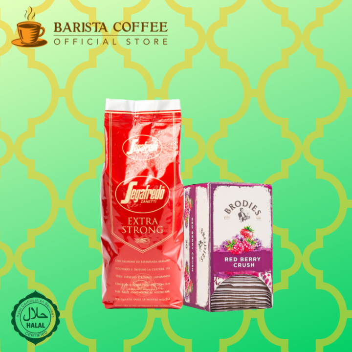 [RAYA] Segafredo Extra Strong Roasted Coffee Bean 1kg + Brodies Red ...