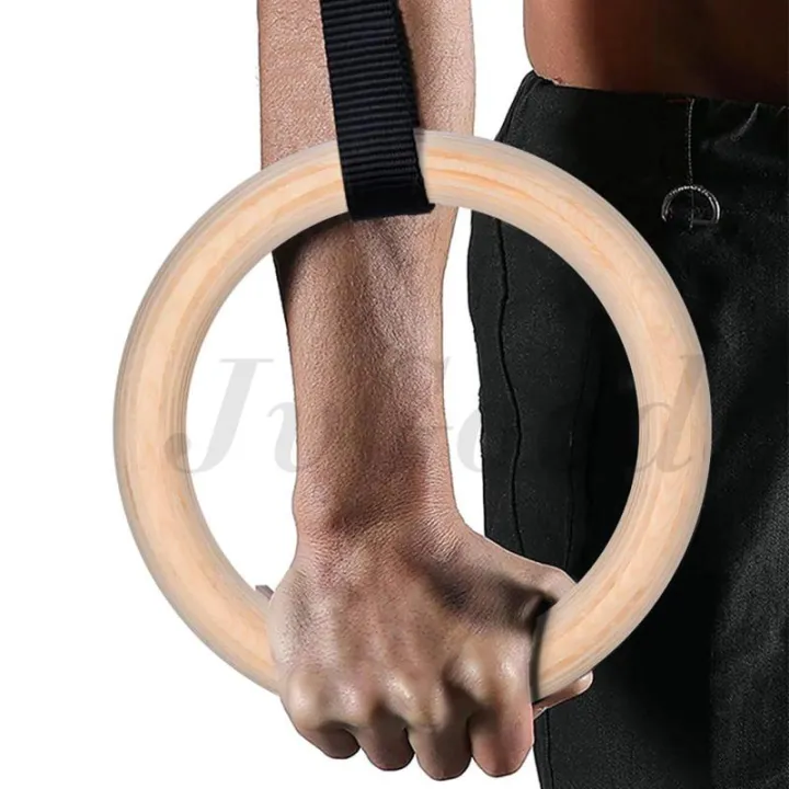 decathlon tent Russian birch Wooden 28mm Gymnastic Rings Gymnastics ...