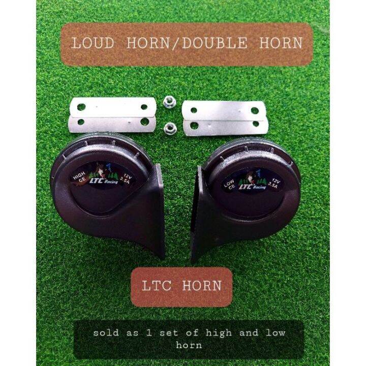 Double Horn Waterproof car and motorcycle 12V LTC Horn (Snail Horn ...