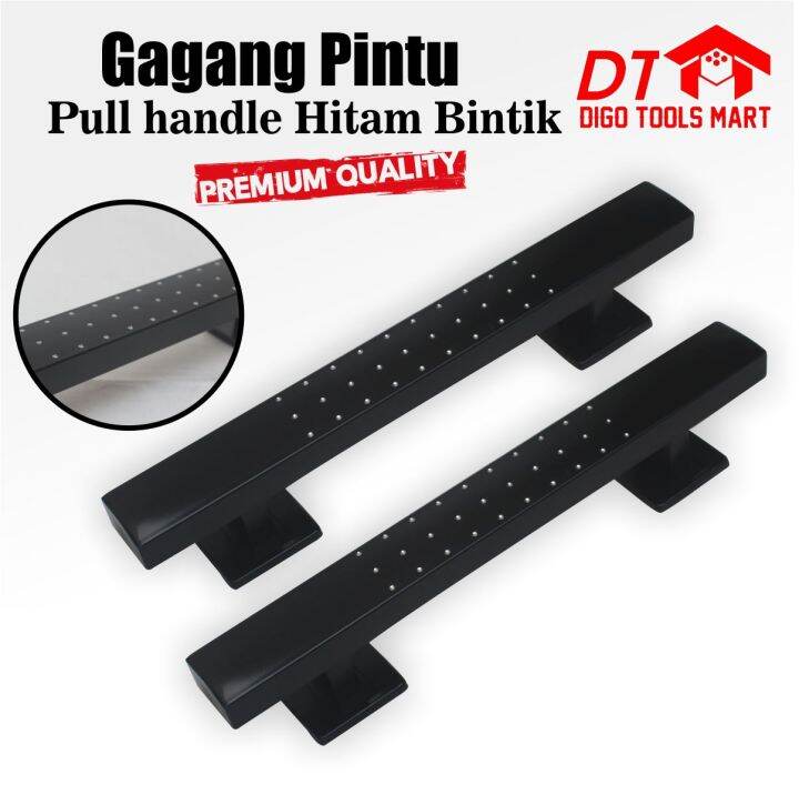 Pull handle hitam Bintik sepasang tarikan gagang pintu black series ...