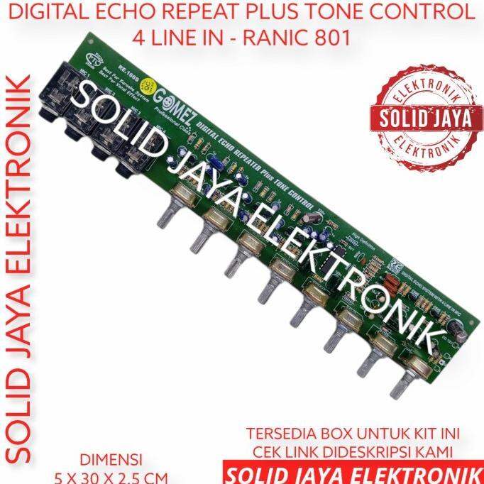 KIT DIGITAL ECHO REPEATER PLUS TONE CONTROL GOMEZ MIC REPEAT RANIC 801 ...