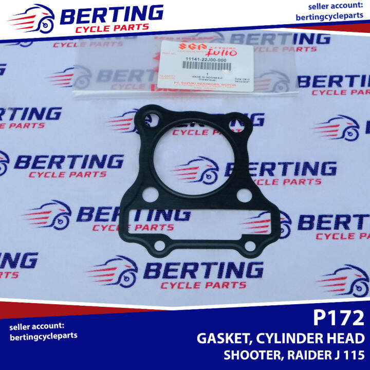 SGP GASKET CYLINDER HEAD Suzuki Raider J 115 FI Shooter 115 FI Genuine ...