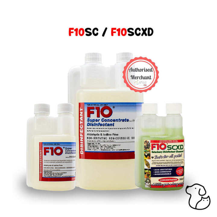 F10 SC / F10 SCXD Super Concentrate Veterinary Disinfectant 200ml ...