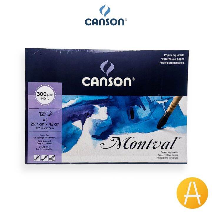 Canson Montval 300gsm Watercolor Pad and Paper | Lazada PH