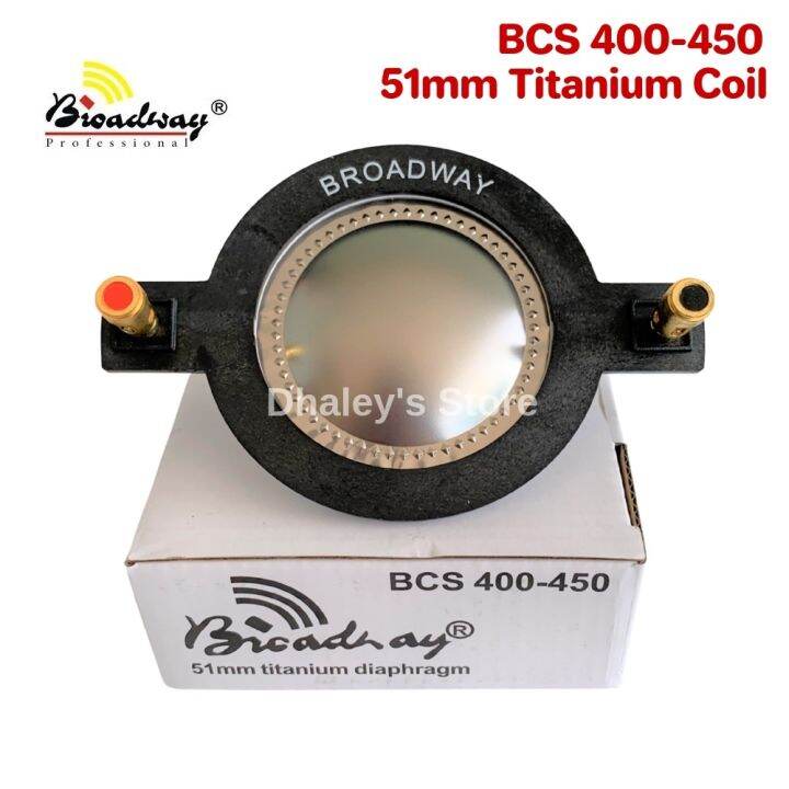 BCS 400-450 Coil 51mm Titanium Diaphragm 400 450 Tweeter | Lazada PH