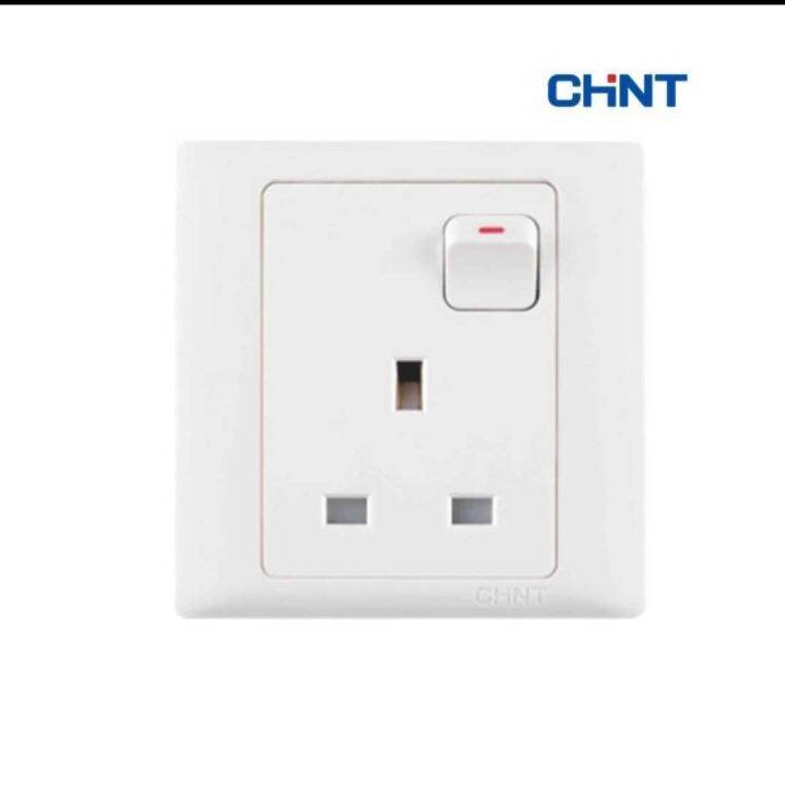 CHINT New7-G 13A 1Gang 3Pin Switched Socket | Lazada