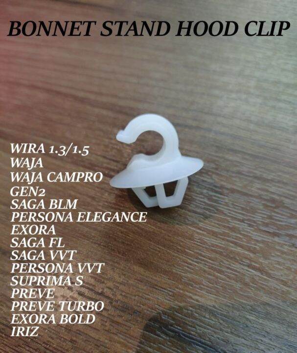 MB889049 BONNET STAND CLIP PROTON WIRA,SAGA BLM,FL,FLX,EXORA,EXORA BOLD ...
