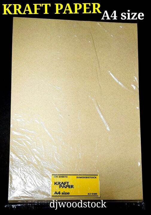 KRAFT PAPER, A4 63GSM | Lazada PH