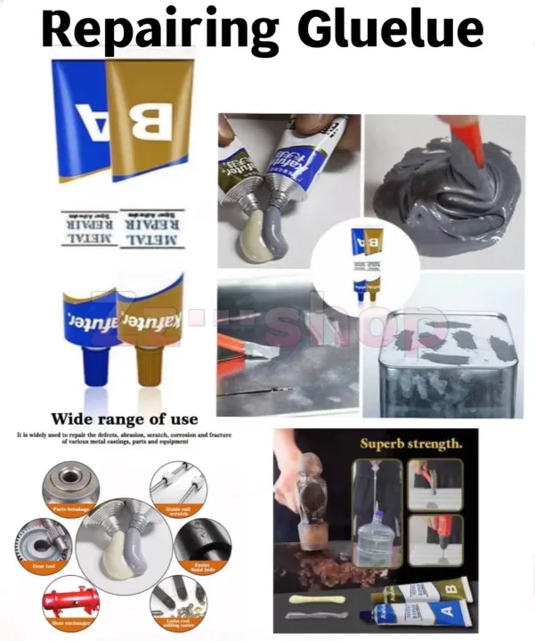 Glue Metal Repairing Adhesive Super Glue Iron Steel Auto Radiator Water ...