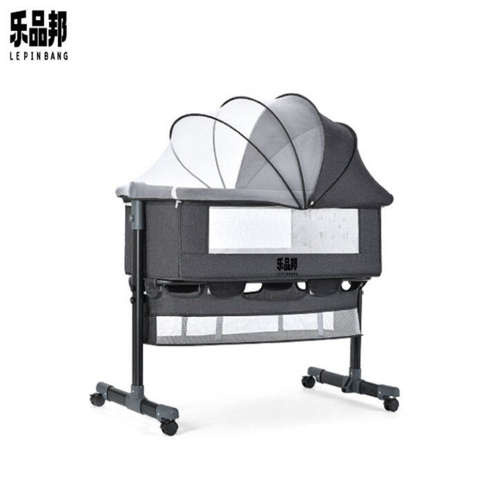 Crib Newborn Bed Splicing Big Bed Baby Shaker bb Children's Bed Cradle Bed Multifunctional ...