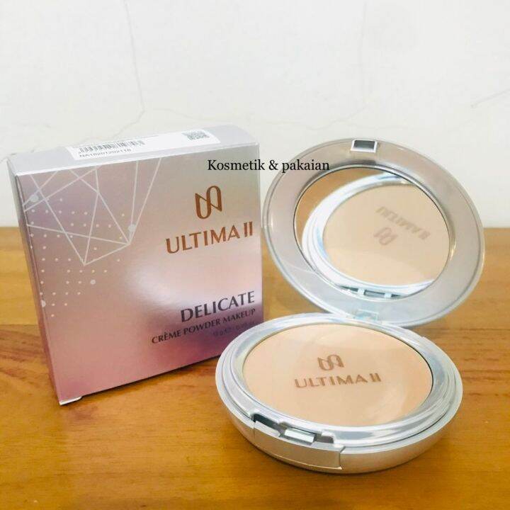 Ultima II bedak padat basah delicate creme powder makeup Original 100% ...