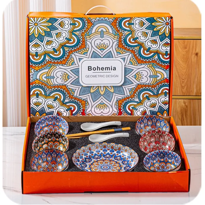 PROMO!!! Mangkok Set Souvenir Bowl Set Mangkok Keramik Set BOHEMIAN ...