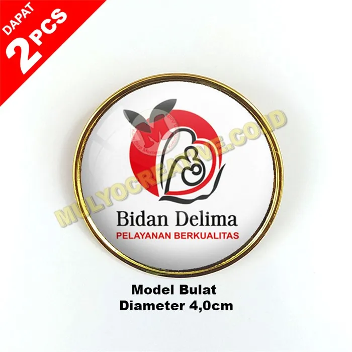 Pin Bidan Delima Wing Bros Logo Bidan Delima Logam Kuningan Cor Part 2 / 2pcs | Lazada Indonesia