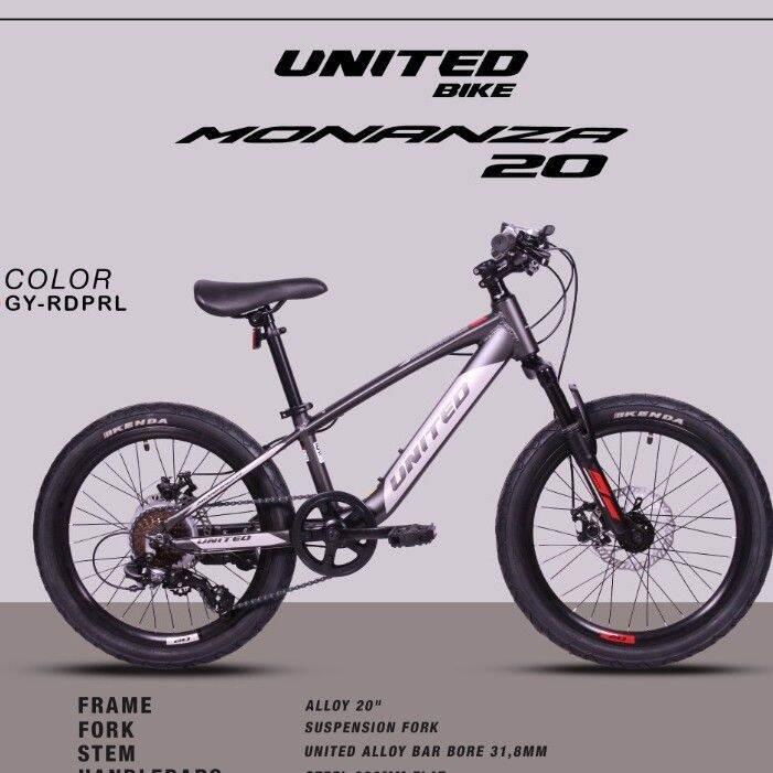 Sepeda Gunung MTB United Monanza 20 Inch | Lazada Indonesia