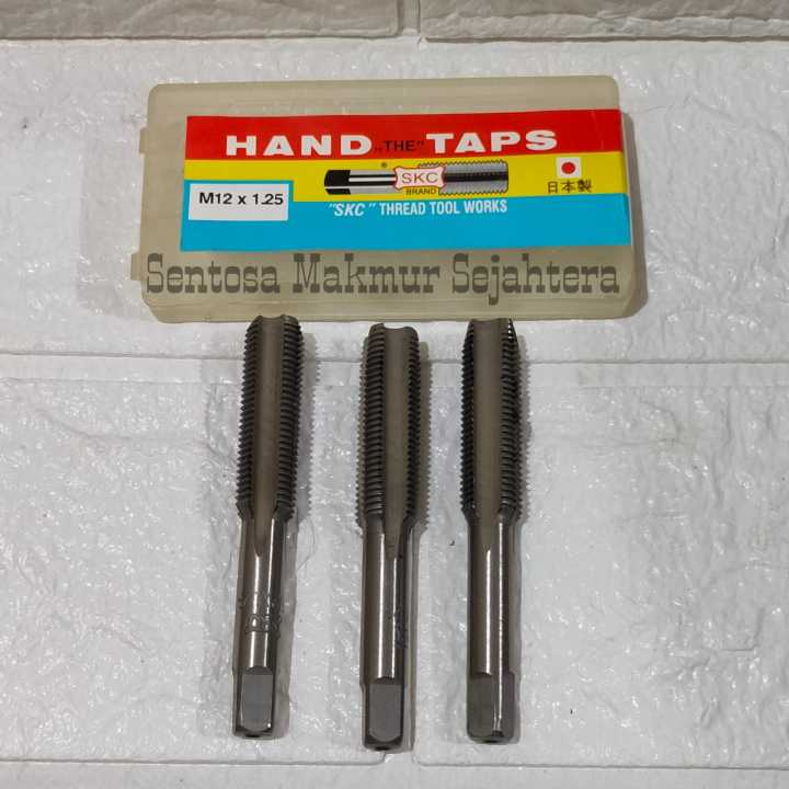 12x1.25 Hand Tap M12 X 1,25 Mata Bor Drat SKC Tap Baut | Lazada Indonesia