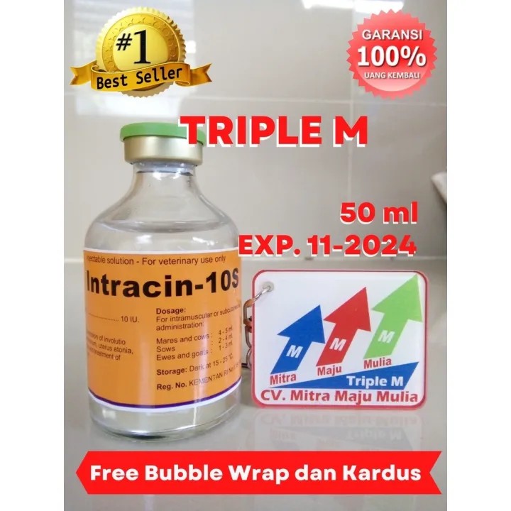 INTRACIN 10S 50 ml (Pengganti Oxytocin 10) Hormon Perangsang Kontraksi ...
