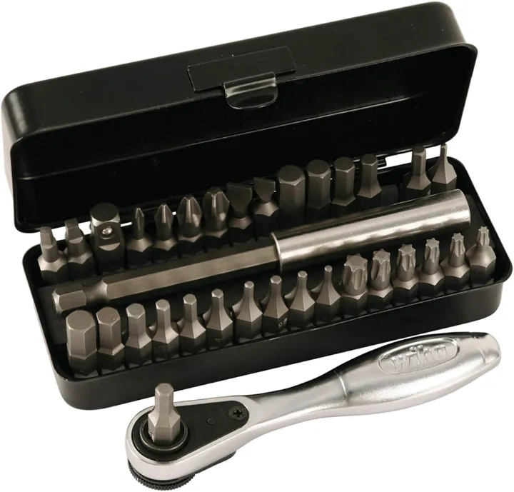 Wiha 74996 35 Piece Bit Ratchet Compact Storage Box Set | Lazada.co.th
