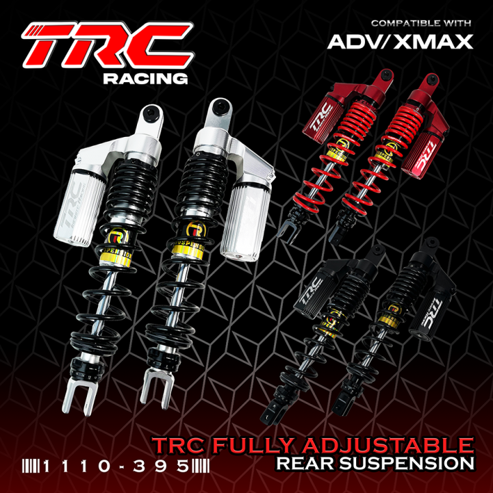 TRC Racing 395mm Fully Adjustable CNC Shock Suspension for Yamaha XMAX ...
