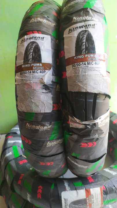 BAN LUAR MOTOR MERK KINGLAND RING 14 UKURAN 80/90-14 KING ANACONDA TUBELESS | Lazada Indonesia