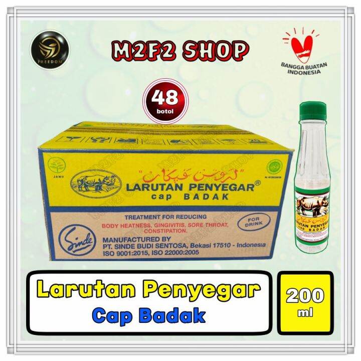 Larutan Penyegar Cap BADAK Original Botol Pet - 200 ml (Kemasan karton) | Lazada Indonesia